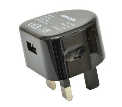 Kustom PCs - UK Mains 1 Port USB Charger 2.1A / 10W