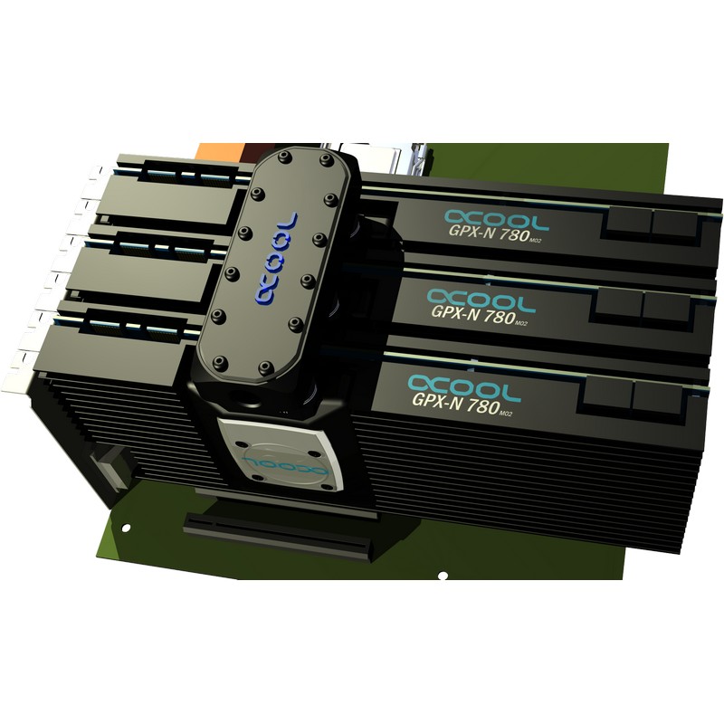 Kustom PCs - Alphacool GPX SLI Connector - Dual Asymetric