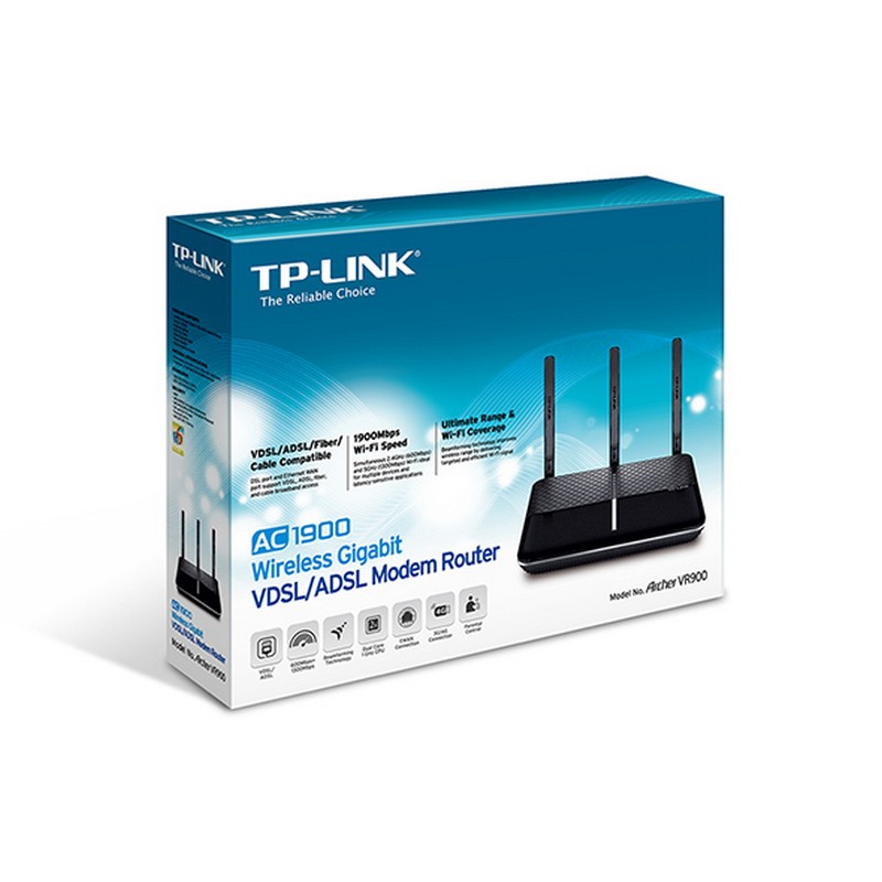 Kustom PCs - TP Link Archer VR900 V2 AC 1900 Wireless Dual Band Gigabit ...