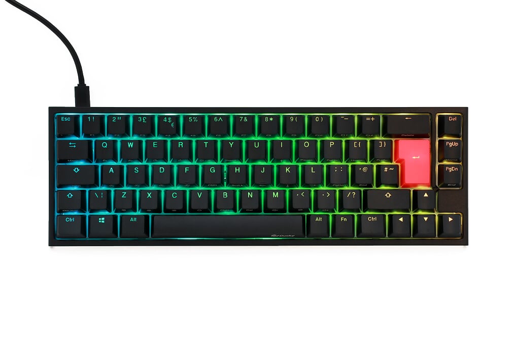 Kustom PCs - Ducky One2 SF 65% RGB Backlit Silent Red Cherry MX Switch