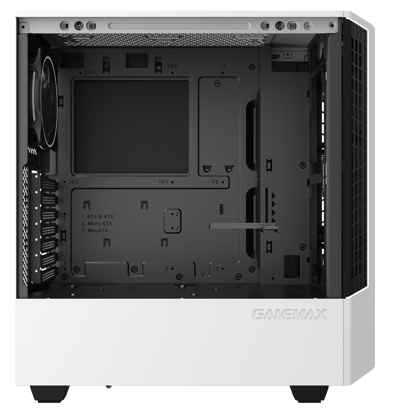 Kustom PCs - GameMax Panda White ARGB Gaming Case