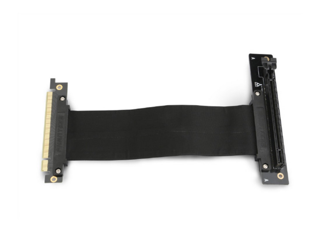 Kustom PCs - Phanteks 220MM Flatline PCI-E x16 Riser Cable 90 Degrees