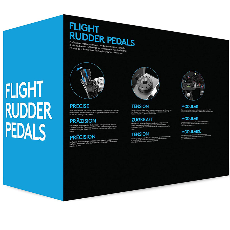Kustom PCs - Logitech G Saitek Pro Flight Rudder Pedals