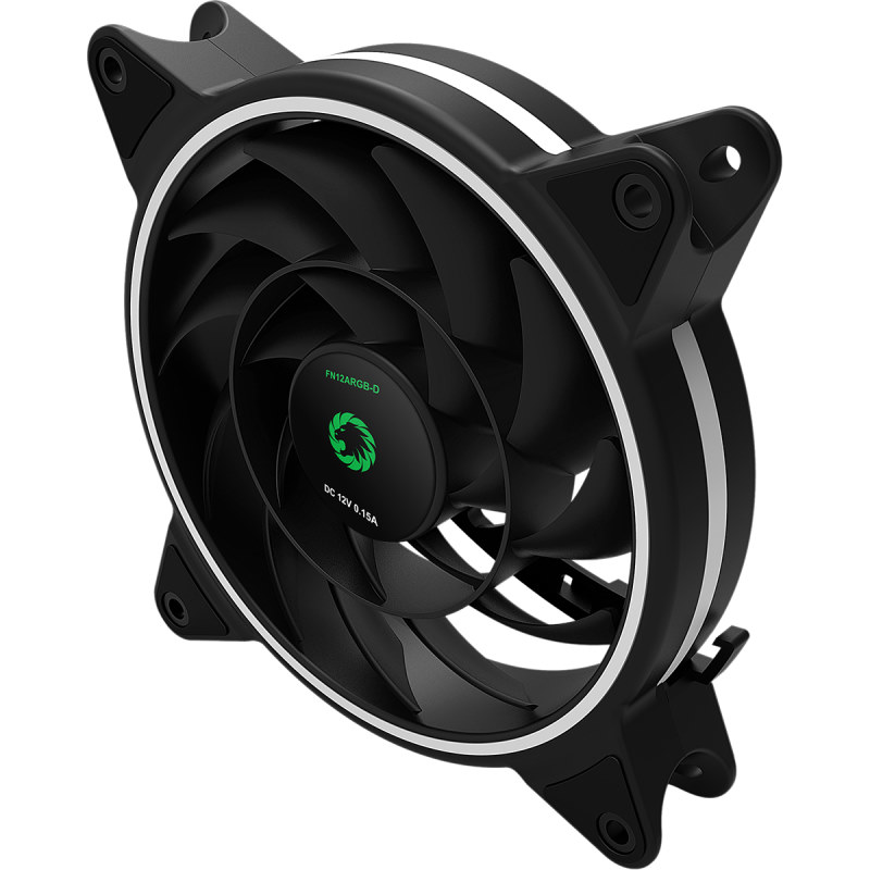 Kustom PCs - GameMax Razor 12cm Rainbow ARGB Fan *Bulk version*