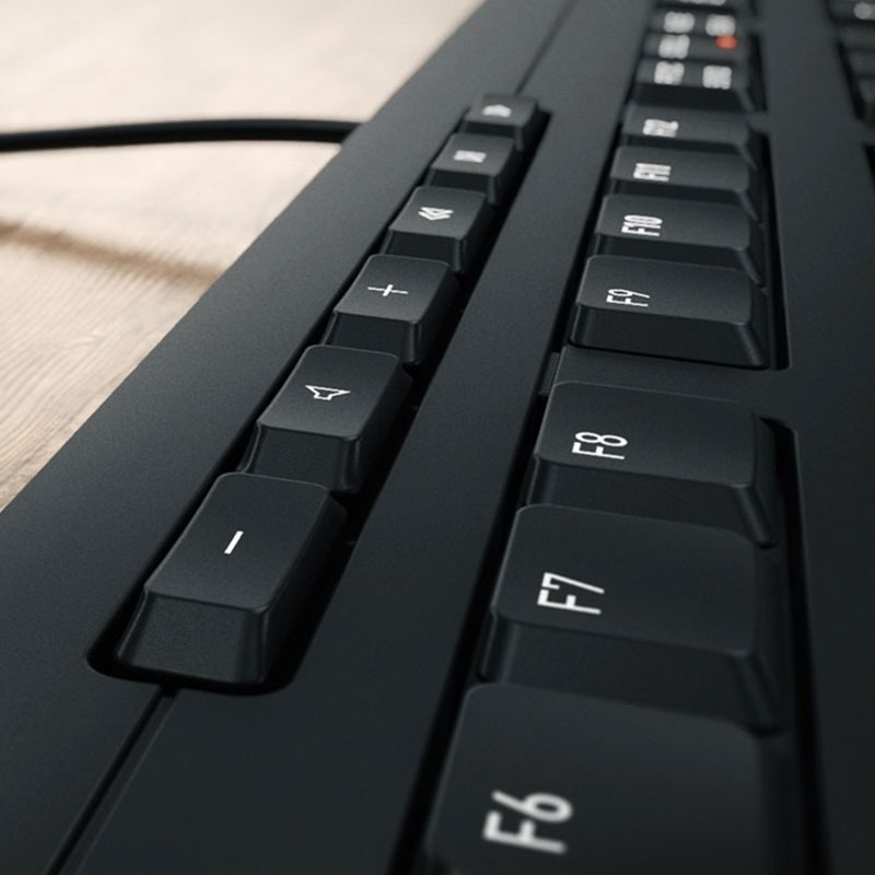 Kustom PCs - Cherry STREAM Wired Keyboard USB with SX Scissor Mechanism