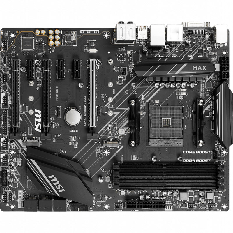 Kustom PCs - MSI X470 GAMING PLUS MAX AM4 ATX Motherboard