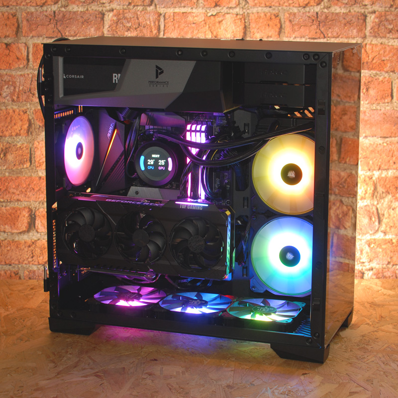 Kustom PCs - Kustom Gaming System 12 - Crystal Gaming PC i9 RTX3080 Ti