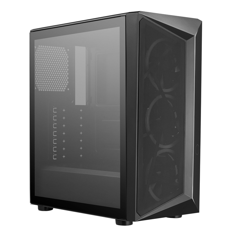 Kustom PCs - Cooler Master CMP 510 Black Midi Tower Case with 3 x ARGB Fans