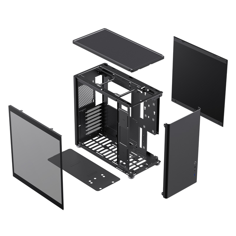 Kustom PCs - GameMax Spark Pro Black Full ATX Case