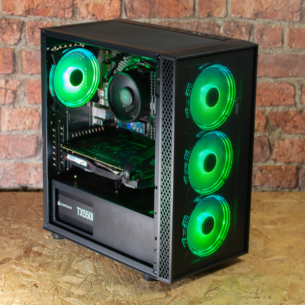 Kustom PCs - Kustom Icon Ryzen 3 GTX1650 SUPER Refurbished Gaming PC