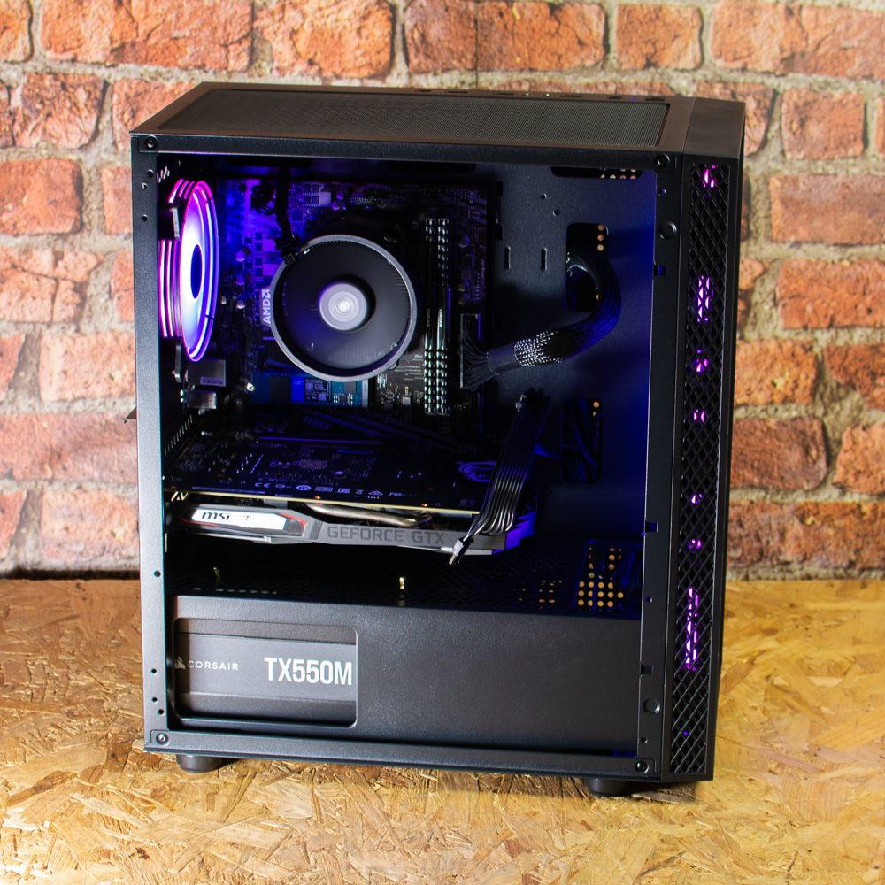 Kustom PCs - Kustom Icon Ryzen 3 GTX1650 SUPER Refurbished Gaming PC