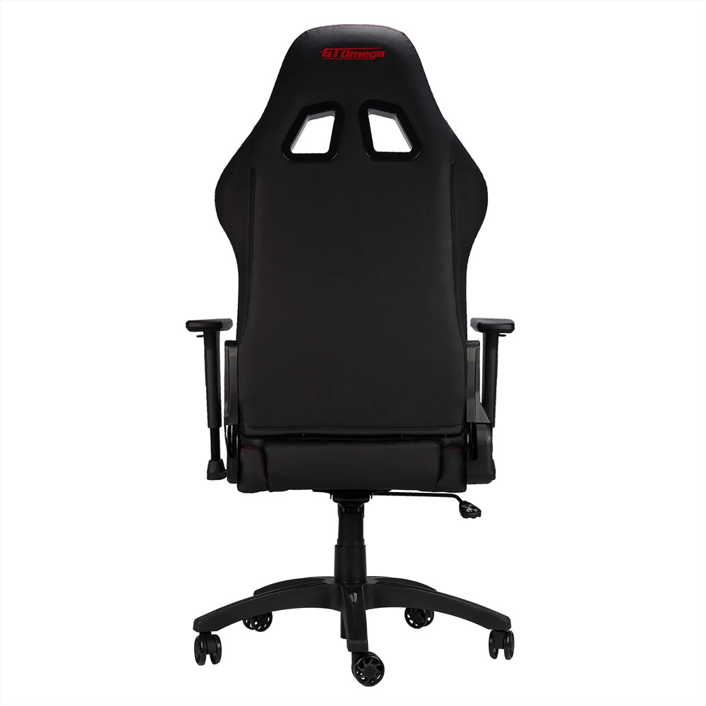Kustom PCs - GT Omega Pro Series Chair GEN 2 Red Trim on Black PVC