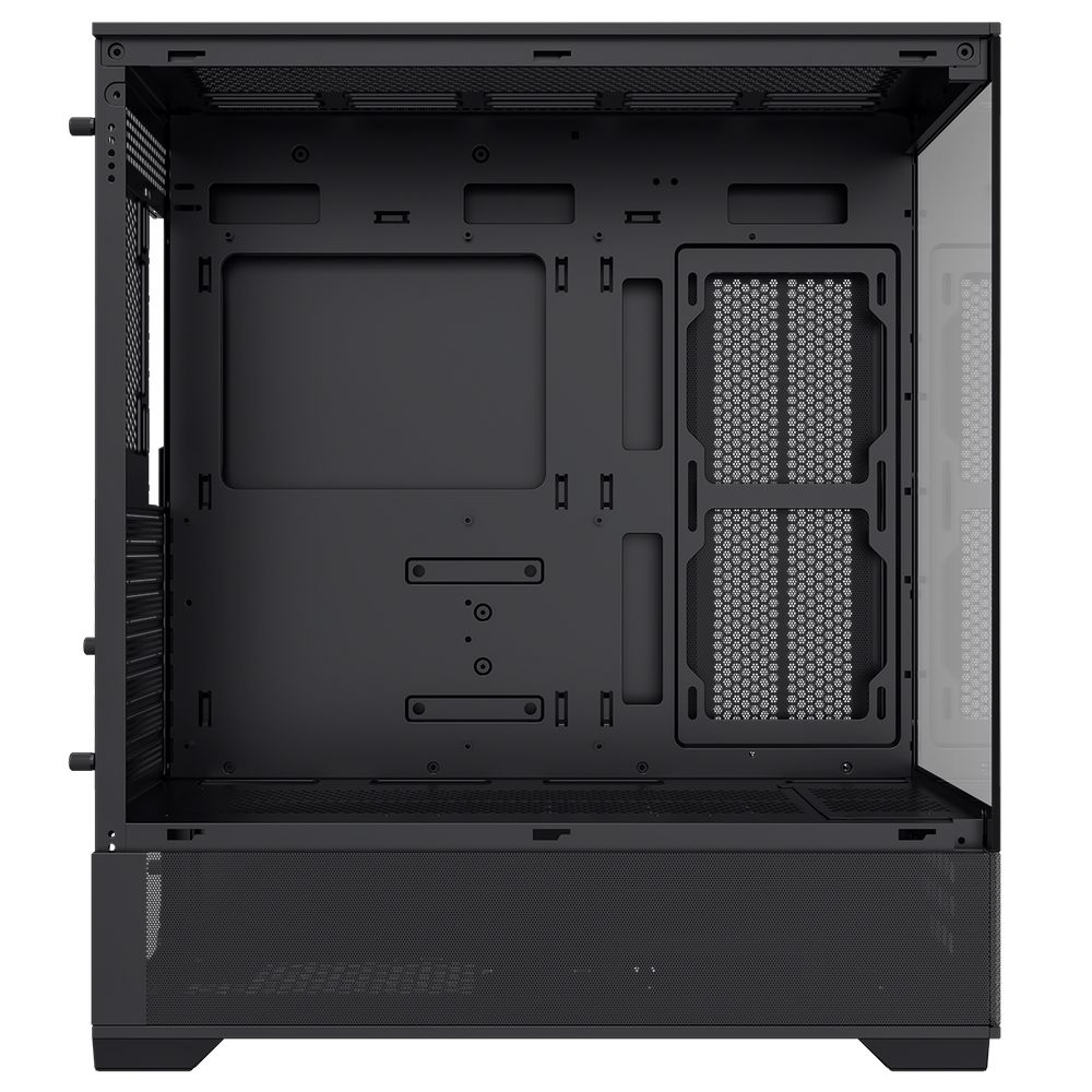Kustom PCs - GameMax Vista AB Black ATX Case with Tempered Glass Front ...