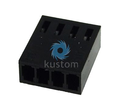 Kustom PCs - 4-Pin PWM Fan Connector Female - Black
